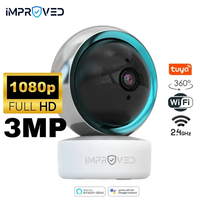 Improved Z3 Indoor WiFi Camera – 1080p FHD Resolution + 32GB Memory ...