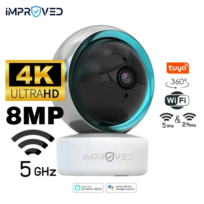 Improved Z8 8MP 4K Indoor Wi-Fi Camera – Newtech Store